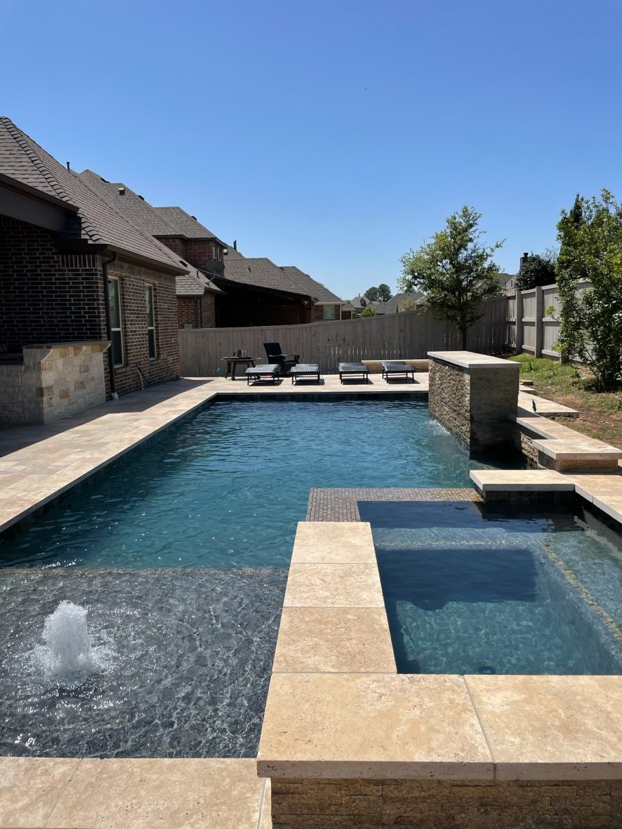 Hopper plaster 1 | Swan Custom Pools